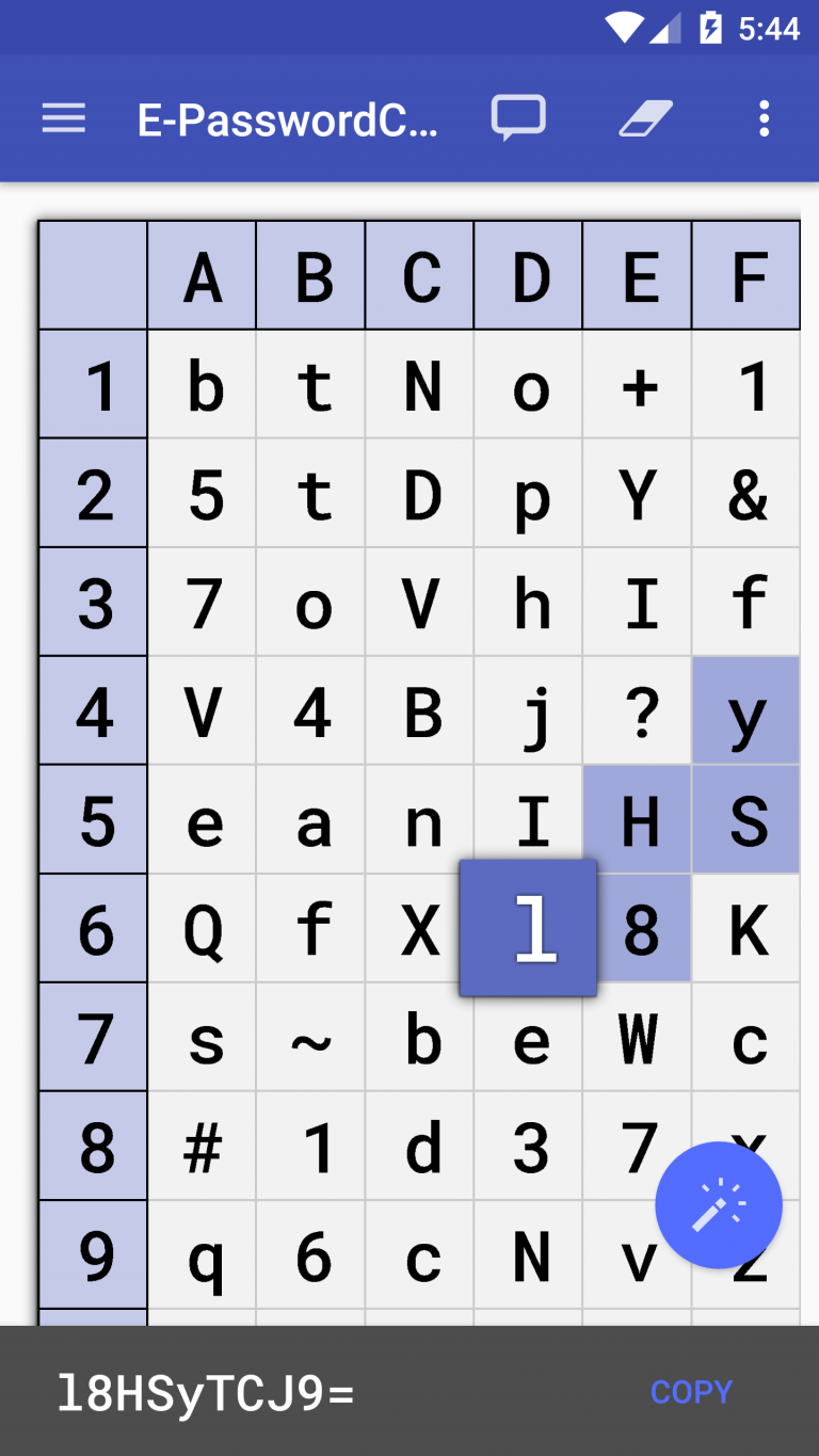 Passwortkarten: Konzepte und Generatoren - E-PasswordCard